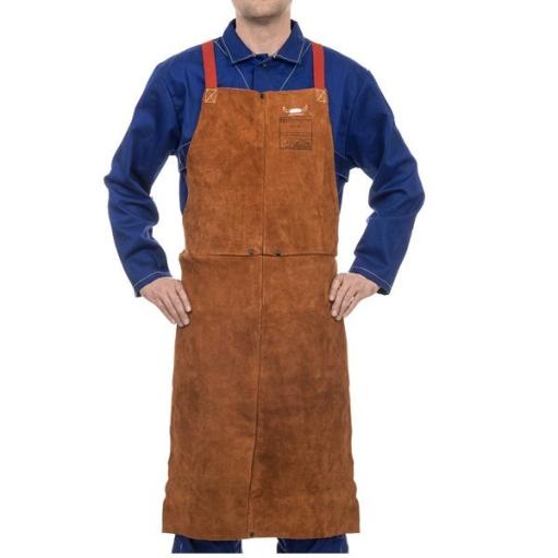 WELDAS 44-7142W- varilačka kecelja Lava Brown, koža/kevlar, dim. 107/80cm