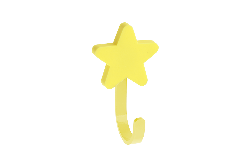 GTV Dečja vešalica zvezda, žuta, WM-STAR-ZT