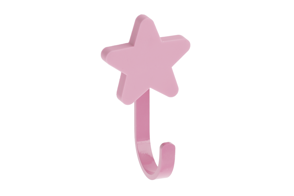 GTV Dečja vešalica zvezda, roza, WM-STAR-RZ