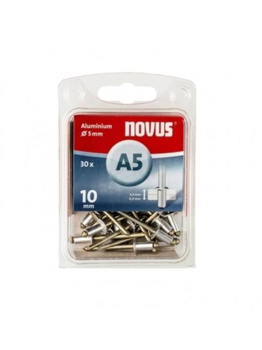 Novus Pop nitne aluminijumske A5 x 10mm 70kom, 0450048