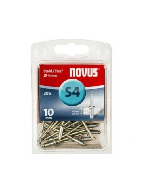 Novus Pop nitne čelične S4 x 10mm 20kom, 0450036