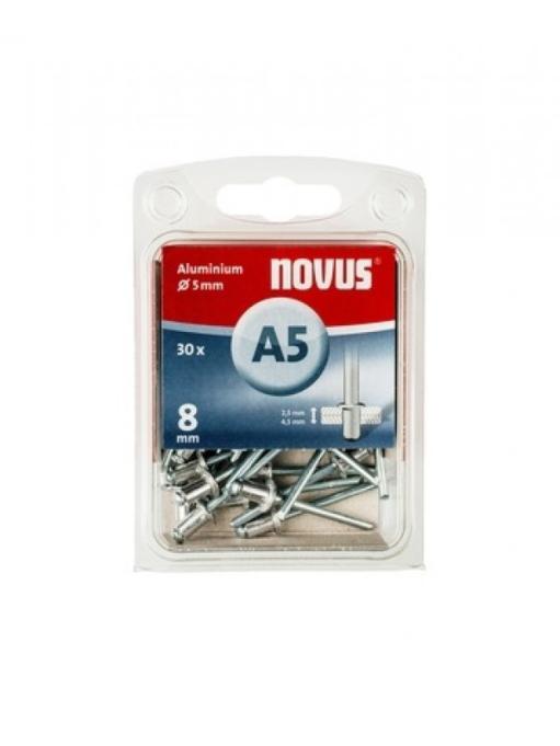 Novus Pop nitne aluminijumske A5 x 8mm 30kom, 0450026