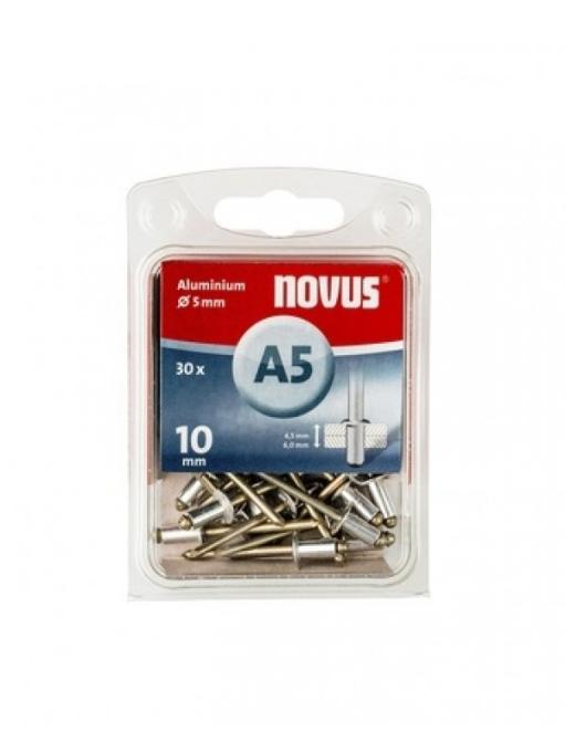 Novus Pop nitne aluminijumske A5 x 10mm 30kom, 0450027