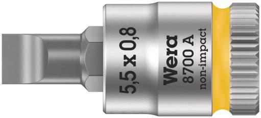 Wera 8700 A FL, SL Zyklop nasadni bit, 1/4", 0,8 x 5,5 x 28 mm, 05003320001