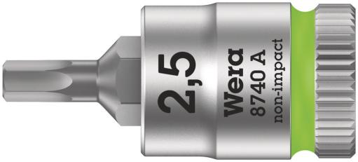 Wera 8740 Zyklop nasadni bit, 1/4", 2,5 x 28 mm, 05003331001