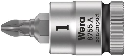 Wera 8755 Pozidriv Zyklop nasadni bit, 1/4", PZ 1 x 28 mm, 05003353001