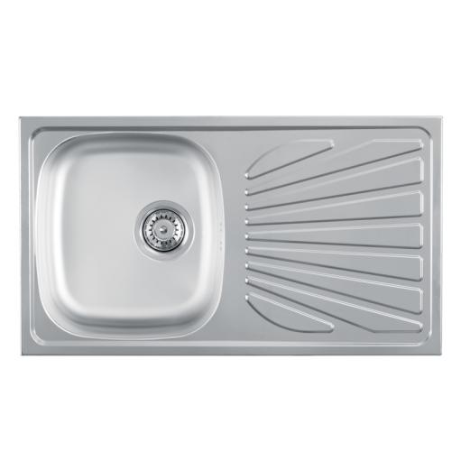 Metalac inox usadna sudopera Luna Flex 1D Ø90, 3305000