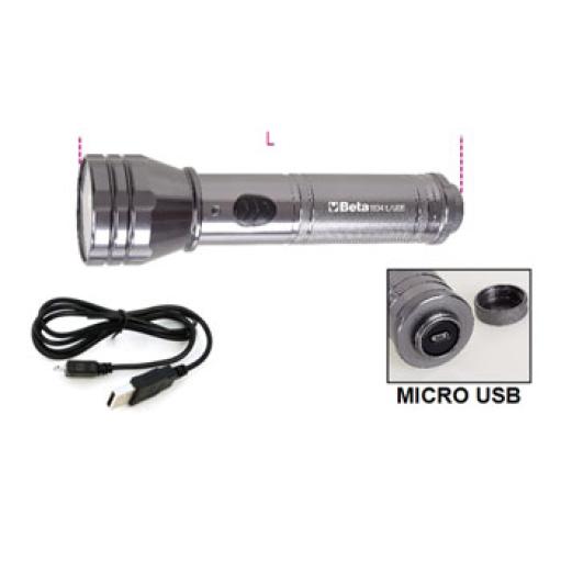 Beta profesionalna LED lampa od anodiranog aluminijuma 1834L/USB