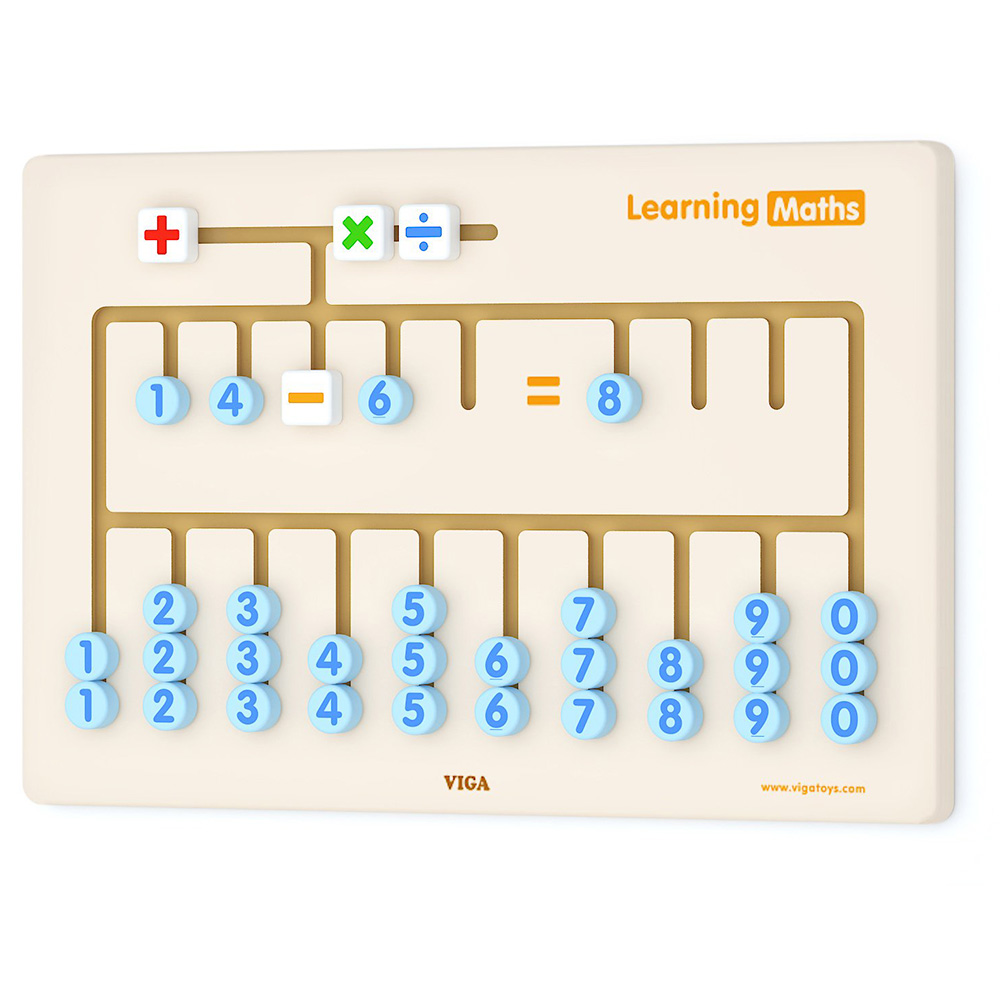 Viga Drveni matematički pano