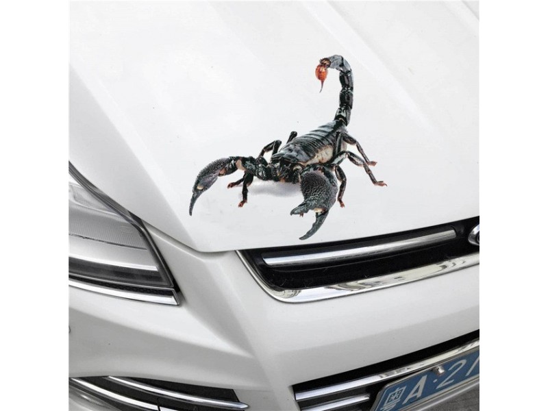 3D Nalepnica za auto skorpija