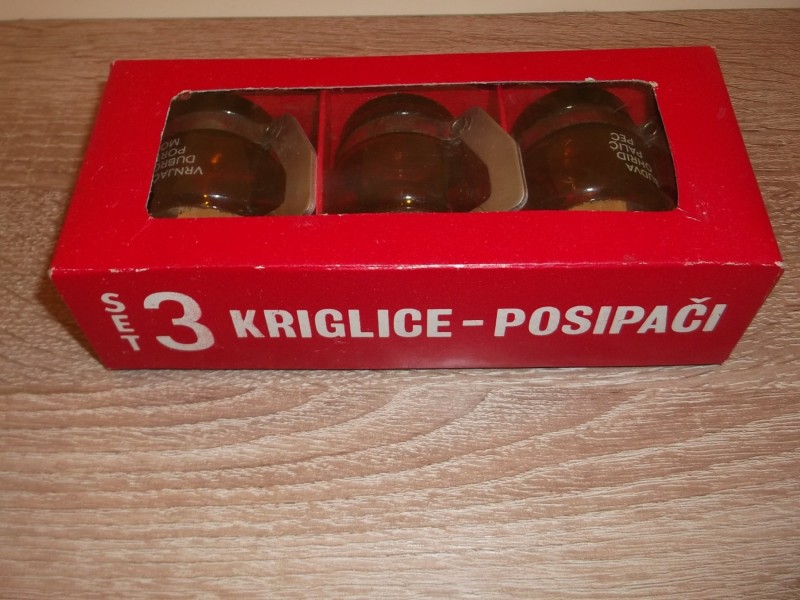 SET 3 KRIGLICE POSIPAČI JUGOSLAVIJA