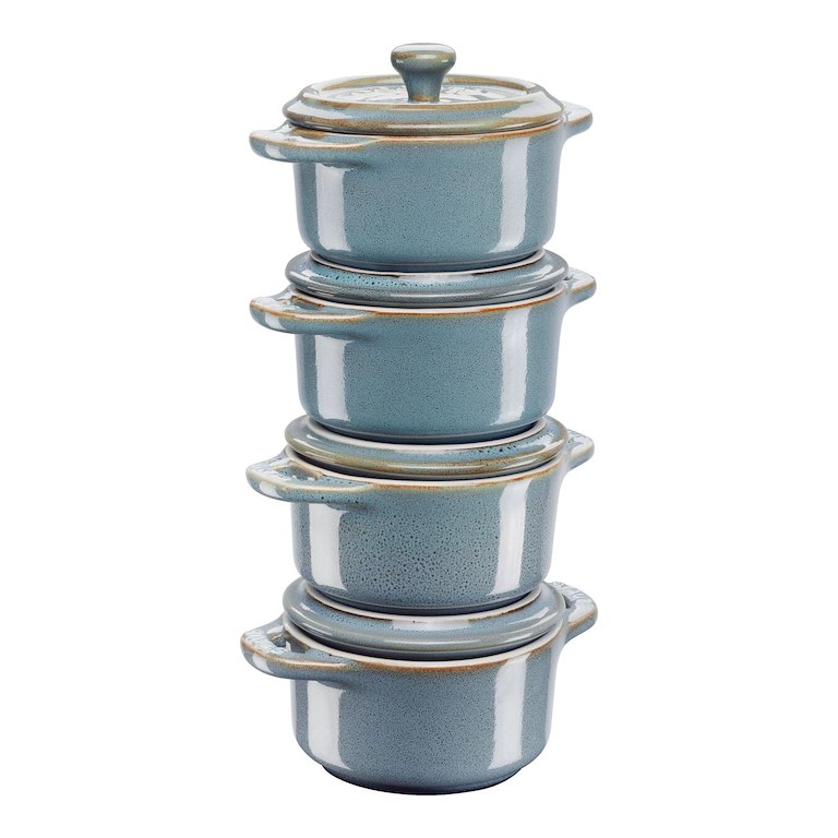 KERAMIČKI MINI COCOTTE STAUB 4/1 TIRKIZ