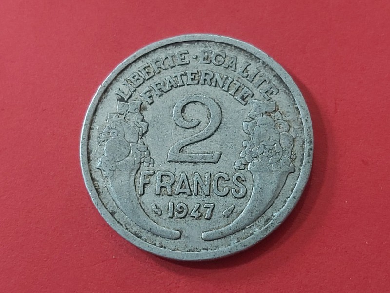 Francuska - 2 francs 1947 god