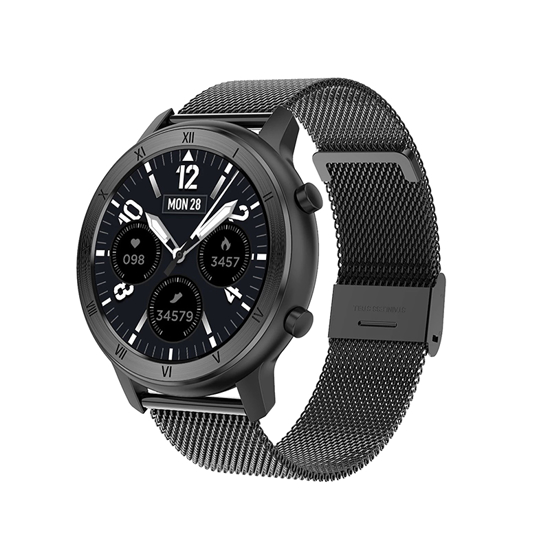 SMART WATCH DT89 CRNI (METALNA NARUKVICA)