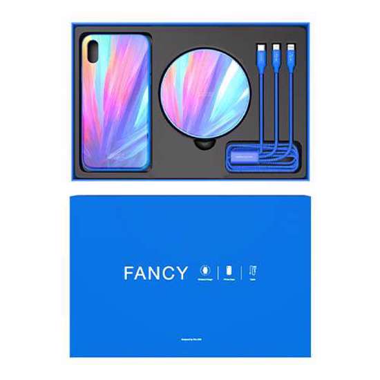 NILLKIN FANCY GIFT SET ZA IPHONE X PLAVI