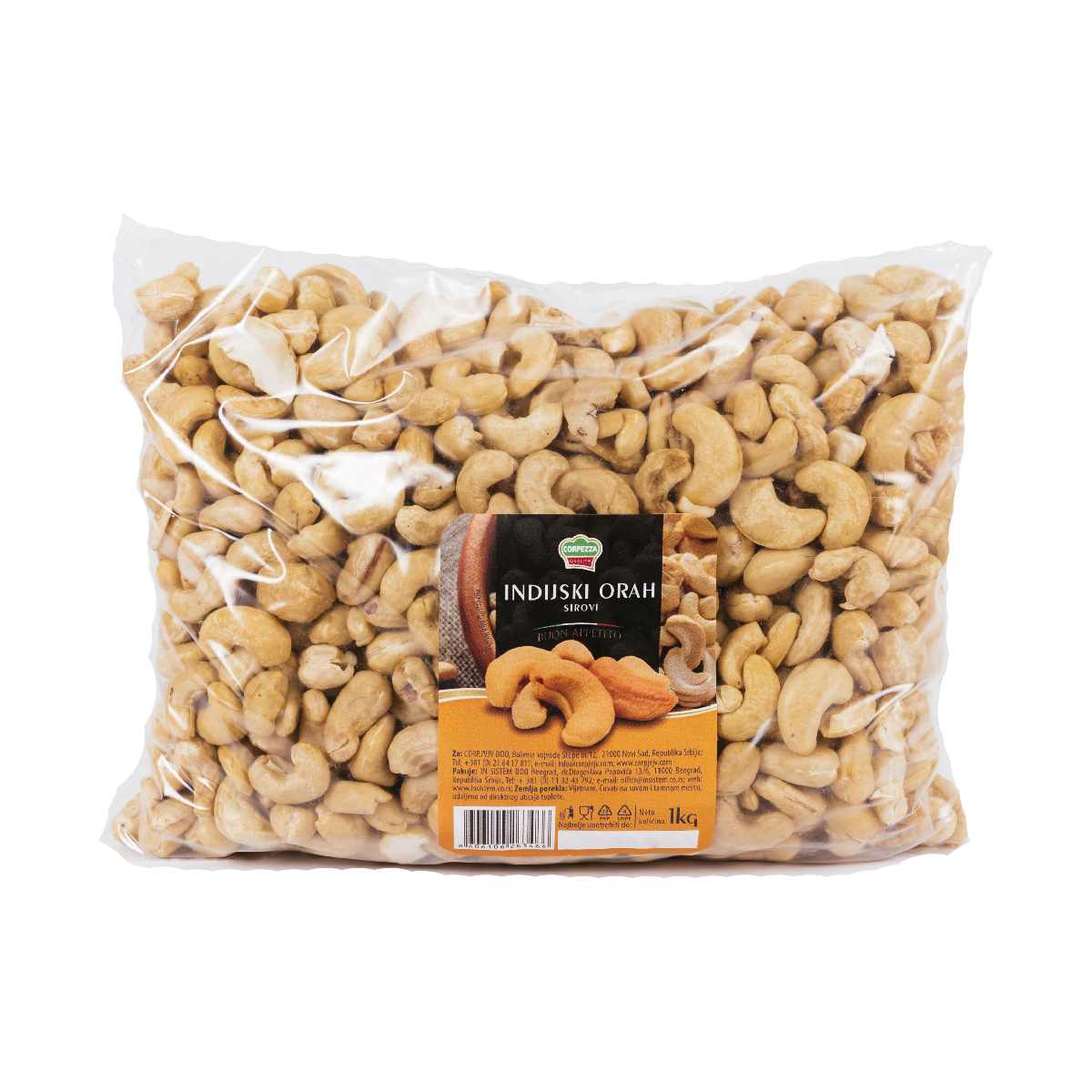 Corpezza Indijski Orah Sirovi 1kg