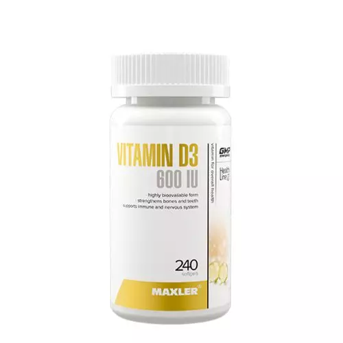 Maxler Vitamin D3 600IU 240 kapsula