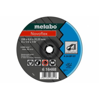 Metabo Brusna ploča “Novoflex Steel” za čelik A 24, 125 x 6 x 22,23 mm, 616462000