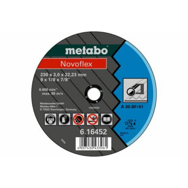 Metabo Rezna ploča “Novoflex” za čelik A 30, 150 x 3 x 22,23 mm, 616448000