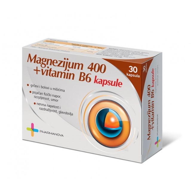 MAGNEZIJUM 400 + B6 KAPSULE A30
Opis
INFORMACIJE
NALOG
SERVIS
KORISNI LINKOVI