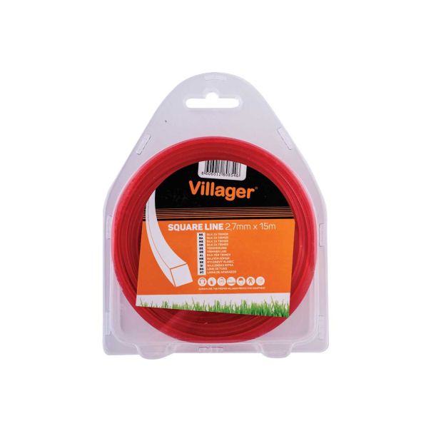 VILLAGER Silk za trimer 2.7mm x 62m (1LB) - Četvrtasta nit