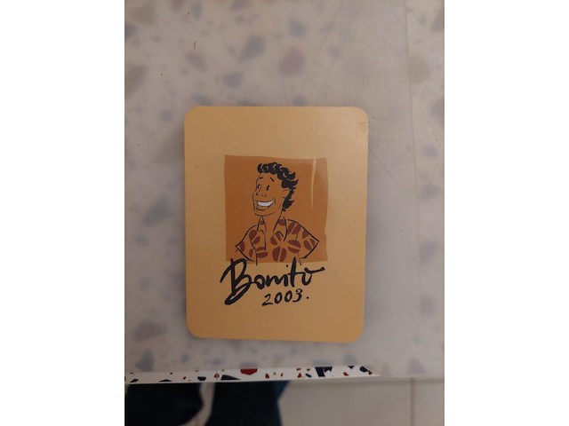 Dzepni kalendar Bonito kafa iz 2003.godine