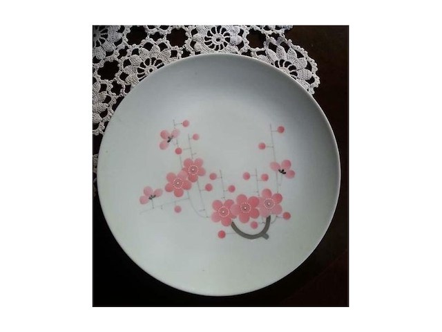 Porcelanski tanjir precnika 25 cm od najfinijeg porcela