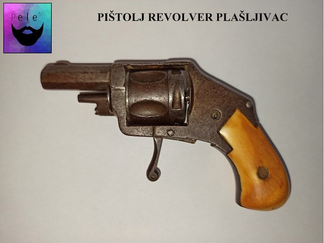 Pistolj plasljivac - Revolver bez udarne igle 1920`