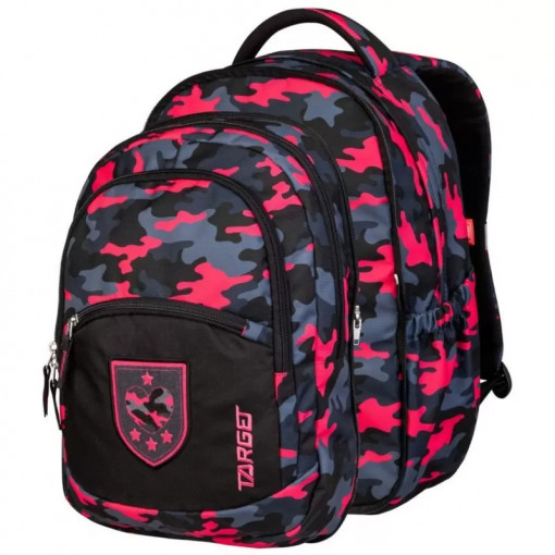 TARGET Camouflage pink ranac 2u1