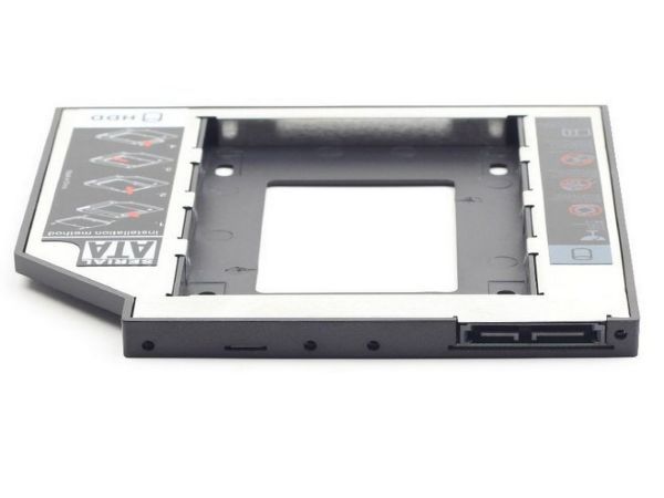 MF-95-01 Gembird Fioka za montazu 2.5 SSD/SATA HDD(do 9.5mm) u 5.25 leziste u Laptop umesto optike