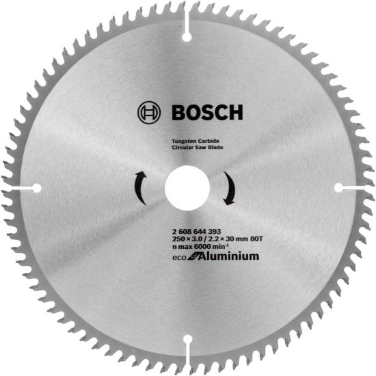 List kružne testere za aluminijum Ø250x3,0x30/80z Bosch Eco for Aluminium (2608644393)