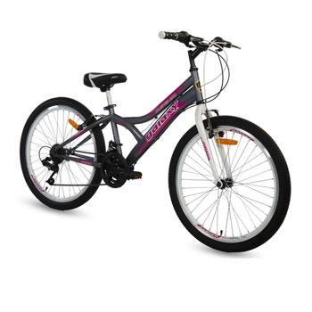 Mega favorit Bicikl CASPER 240 24"/18 siva/roza 650037