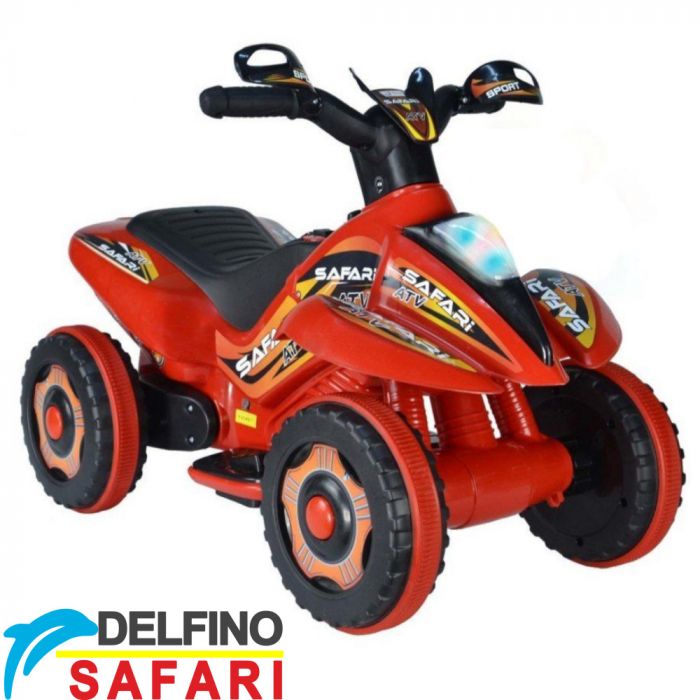 Motor na akumulator Delfino Safari Crveni