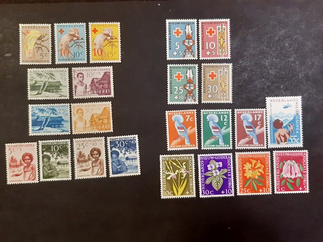 Holand kolonija Nova Gvineja 1955-1959 * 7 kompl serija