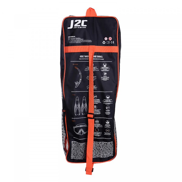 J2C Maska i peraja SET MASK, SNORKEL AND FINS