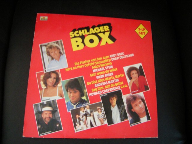 LP - VARIOUS - SCHLAGER BOX 2 - DUPLI ALBUM***