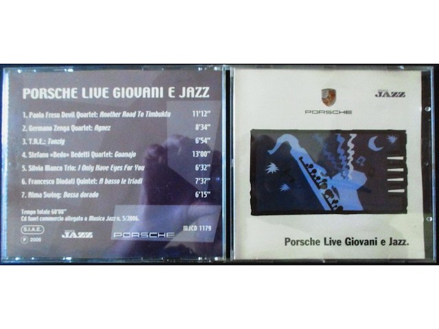 Various-Porsche Live Giovani E Jazz Made in Italy CD