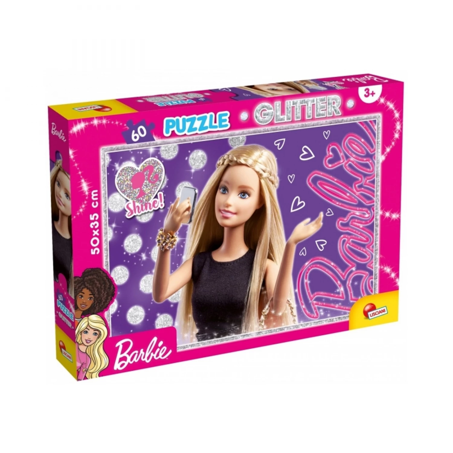 SLAGALICA LISCIANI 60PCS BARBIE GLITTER SELFIE! LISCIANI