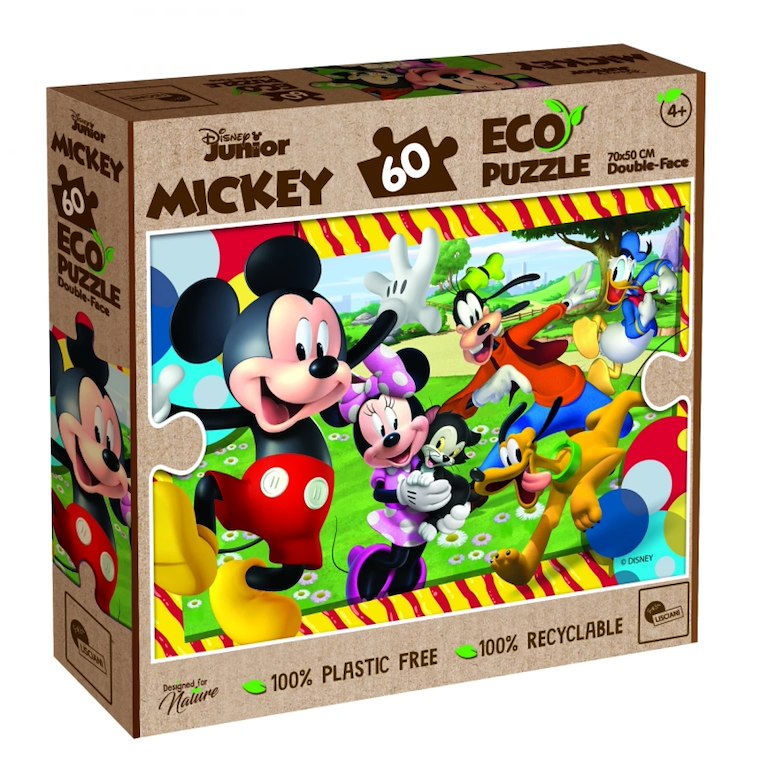 SLAGALICA EKO LISCIANI 60PCS MICKEY MOUSE