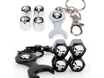 The Punisher Skull kapice + privezak za ključeve