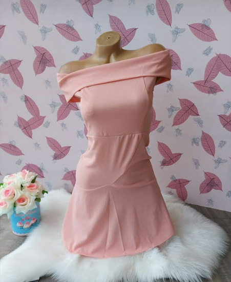 Puder roze haljina