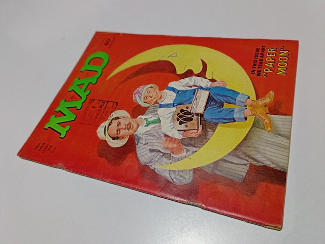 Mad No.164 `74.  Paper moon