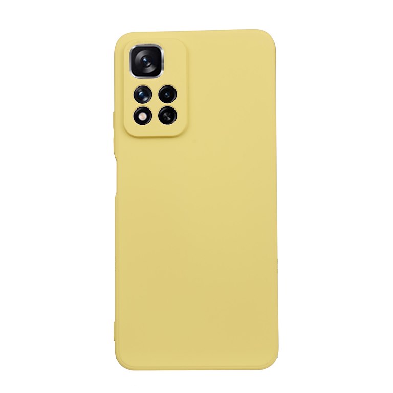 TPU MATTE for Redmi Note 11 Pro (China)/11 Pro Plus/Poco X4 NFC (žuta)