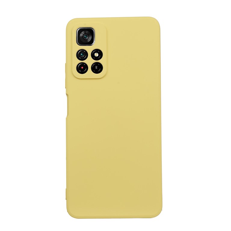 TPU MATTE for Redmi Note 11T 5G/Poco M4 Pro 5G/Redmi Note 11 China (žuta)