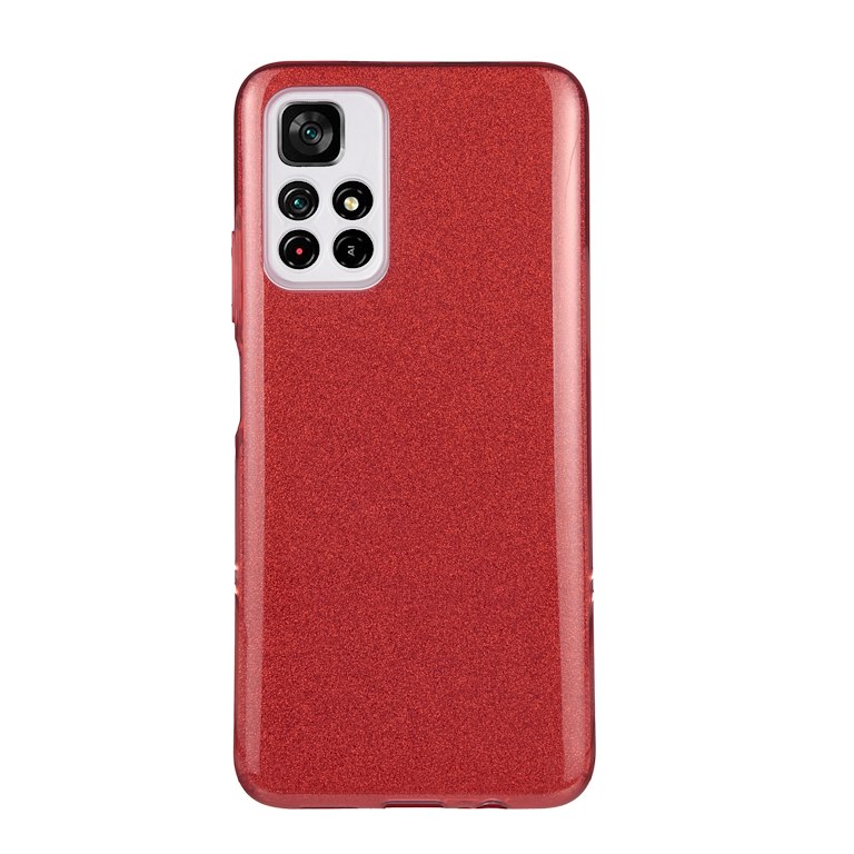 TPU Sparkly SHINE Redmi Note 11T 5G/Poco M4 Pro 5G/Redmi Note 11 China (red)