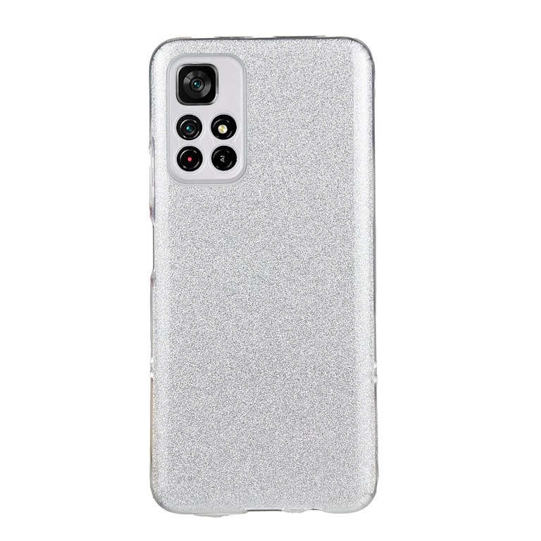 TPU Sparkly SHINE Redmi Note 11T 5G/Poco M4 Pro 5G/Redmi Note 11 China (Silver)