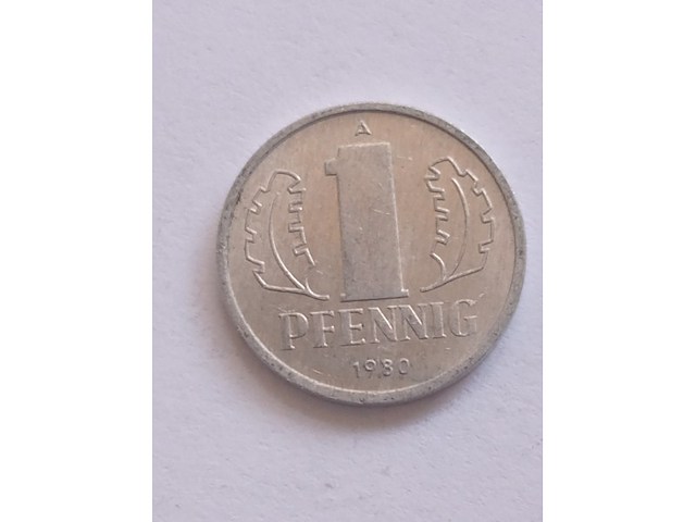 1 Pfennig 1980.g - Nemačka DDR -