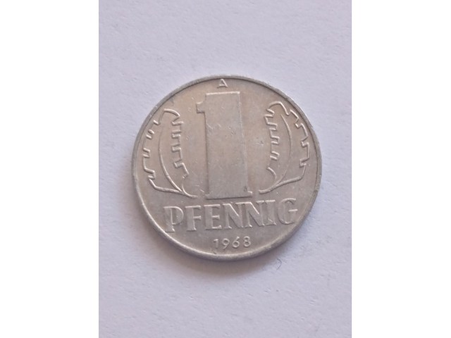 1 Pfennig 1968.g - Nemačka DDR -