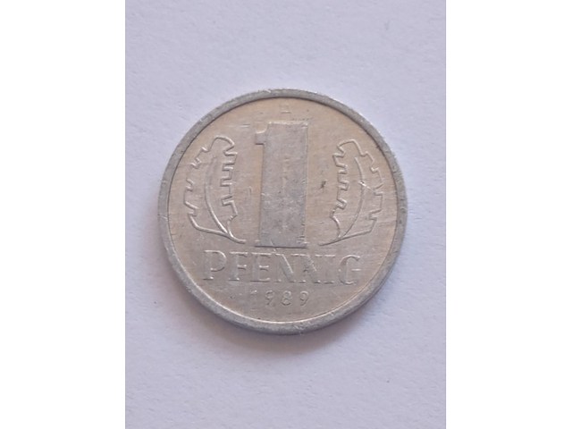 1 Pfennig 1989.g - Nemačka DDR -