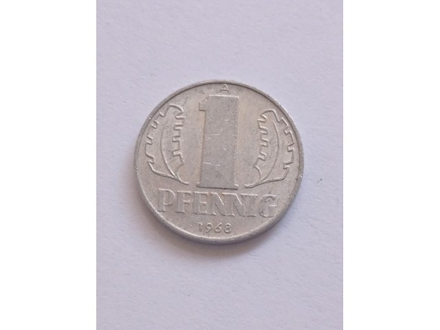 1 Pfennig 1968.g - Nemačka DDR -